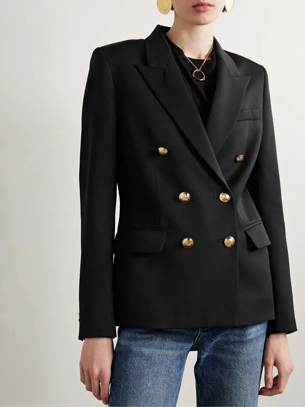NILI LOTAN Vira Double-breasted Blazer
