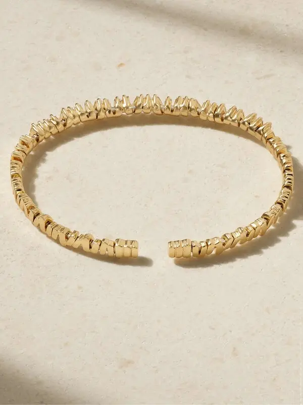 SUZANNE KALAN 18-karat Diamond Cuff - Gold