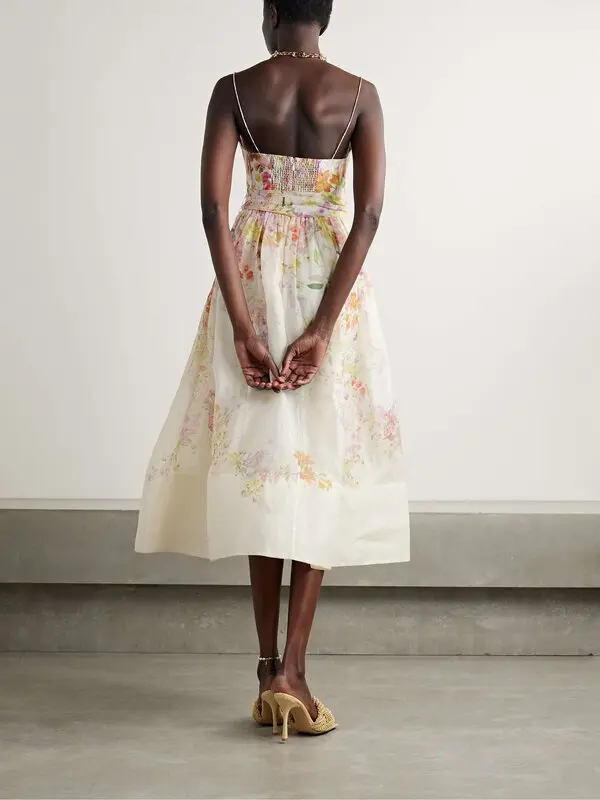 a line white formal dress Caroline main image 0
