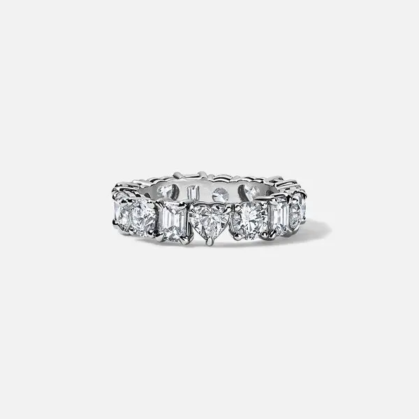 Stephanie Gottlieb Mixed Shape Eternity Band 4.63ct