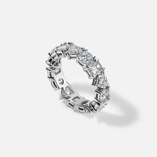 Stephanie Gottlieb Mixed Shape Eternity Band 4.63ct