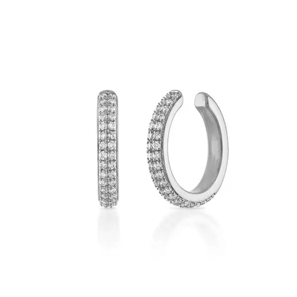 Stephanie Gottlieb Double Row Pave Ear Cuff