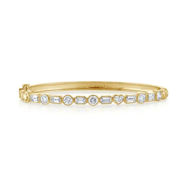 Stephanie Gottlieb Fancy Bezel Bangle