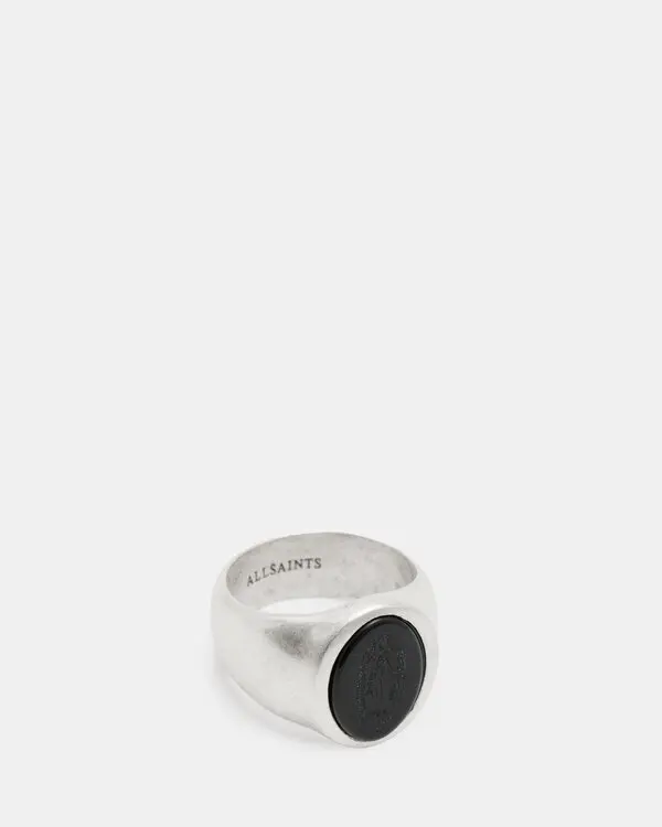 ALLSAINTS Saint Sterling Silver Signet Ring