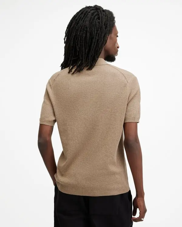 ALLSAINTS Aubrey Ramskull Short Sleeve Polo Shirt