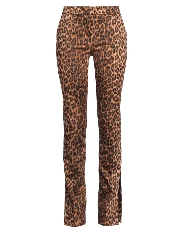 Blumarine Leopard-print Flared Leg Trousers