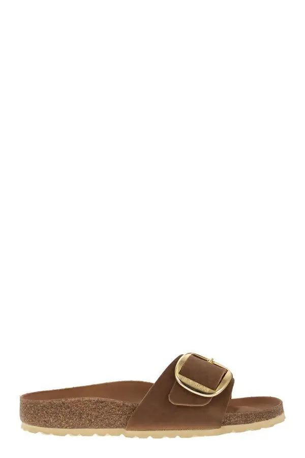 BIRKENSTOCK Madrid Big Buckle Flat Sandal - Brown
