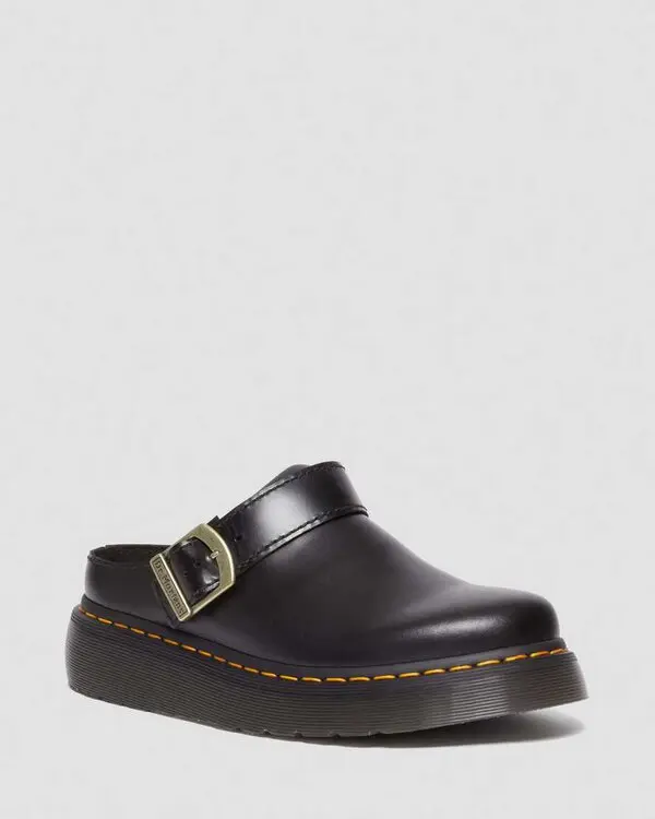Dr. Martens Laketen Atlas Leather Slingback Platform Mules In