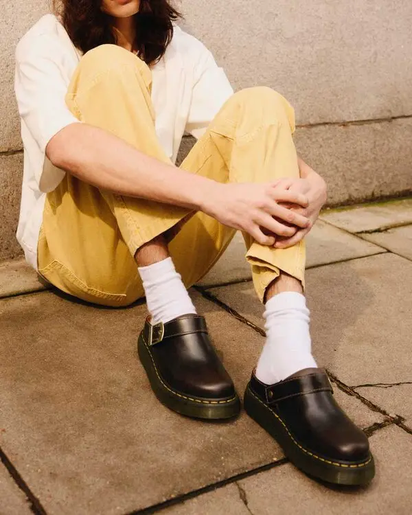 Dr. Martens Laketen Atlas Leather Slingback Platform Mules  display picture 2