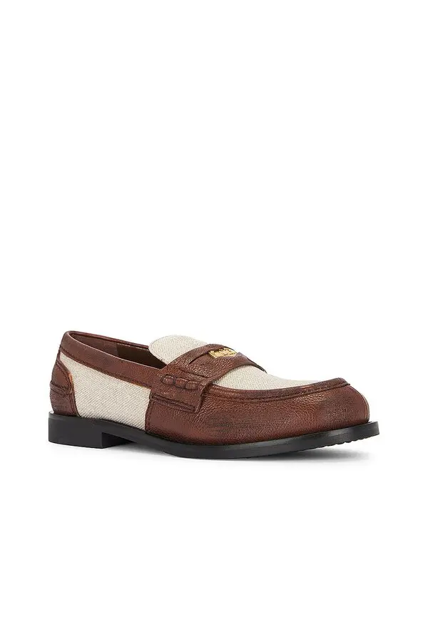 Miu Miu Penny Loafer - Bruciato & Corda