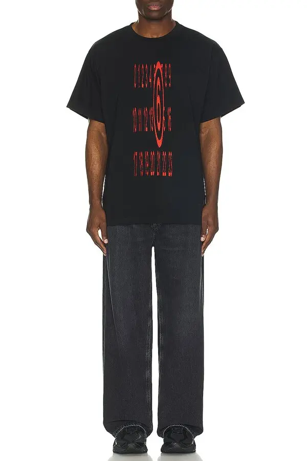 Maison Margiela Graphic T-Shirt In Black - 40% Off | Editorialist