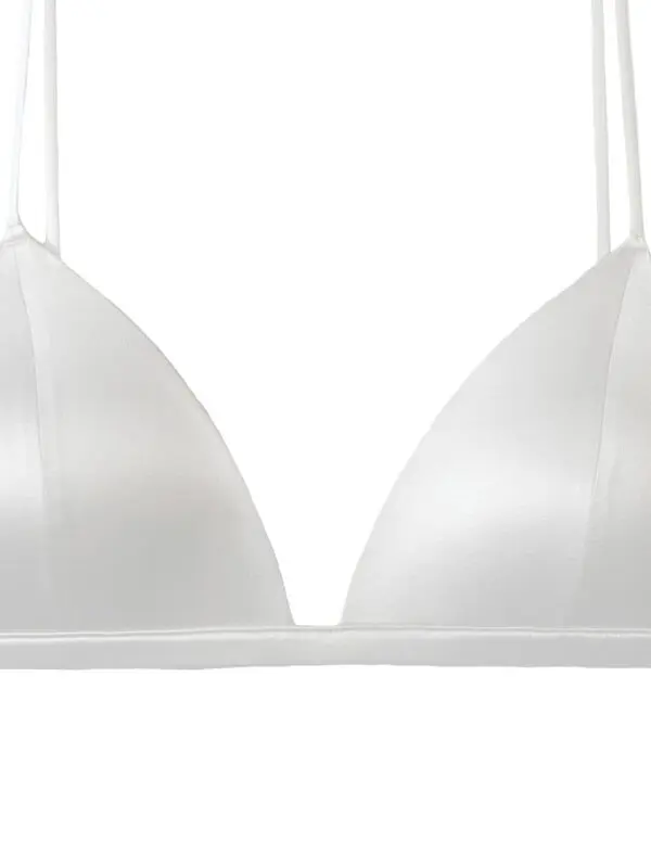 Fleur Du Mal Molded Luxe Triangle Bra