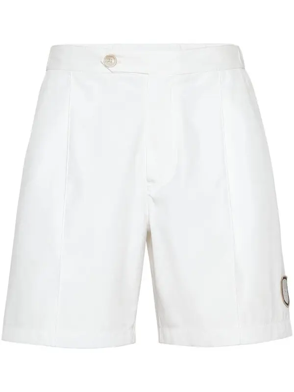Brunello Cucinelli Tailored Logo-appliqué Shorts