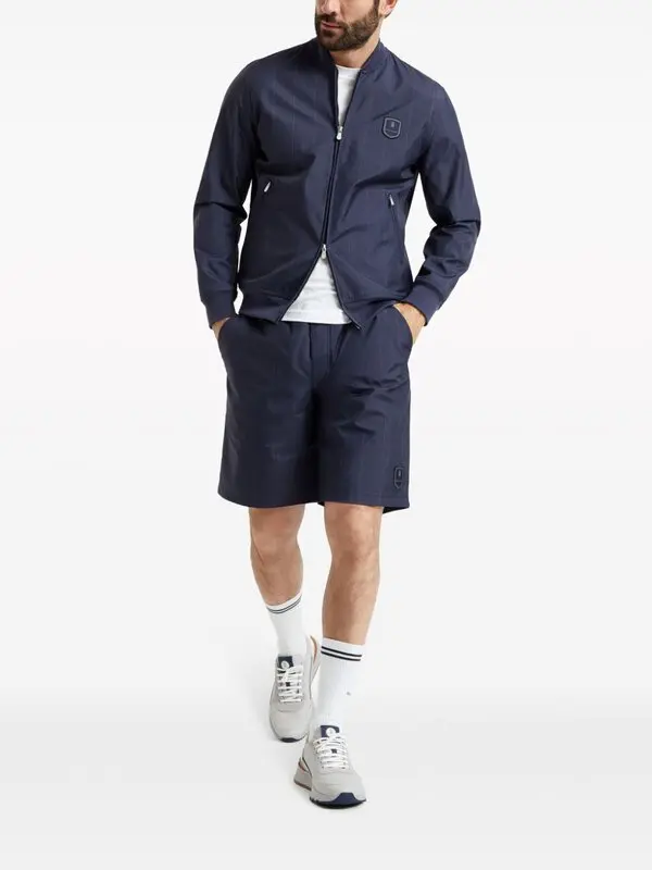 Brunello Cucinelli Logo-appliqué Striped Shorts