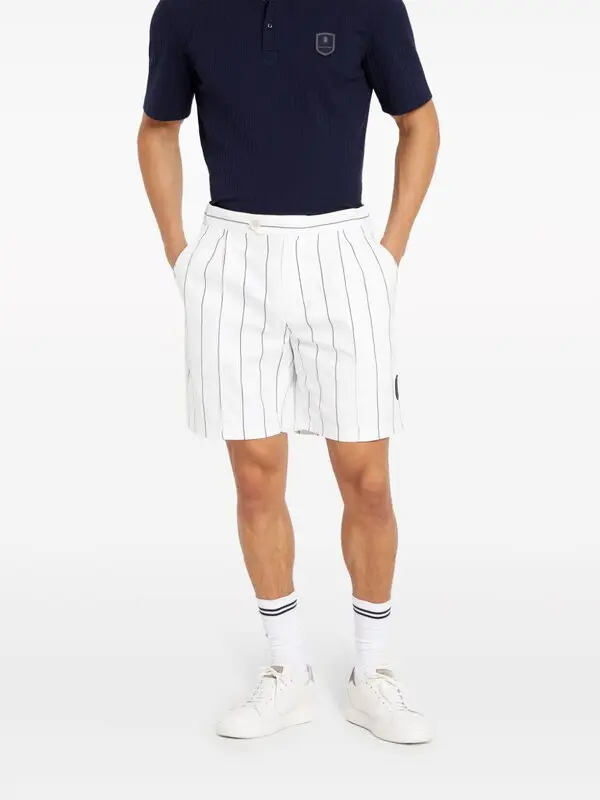Brunello Cucinelli Logo-appliqué Striped Shorts