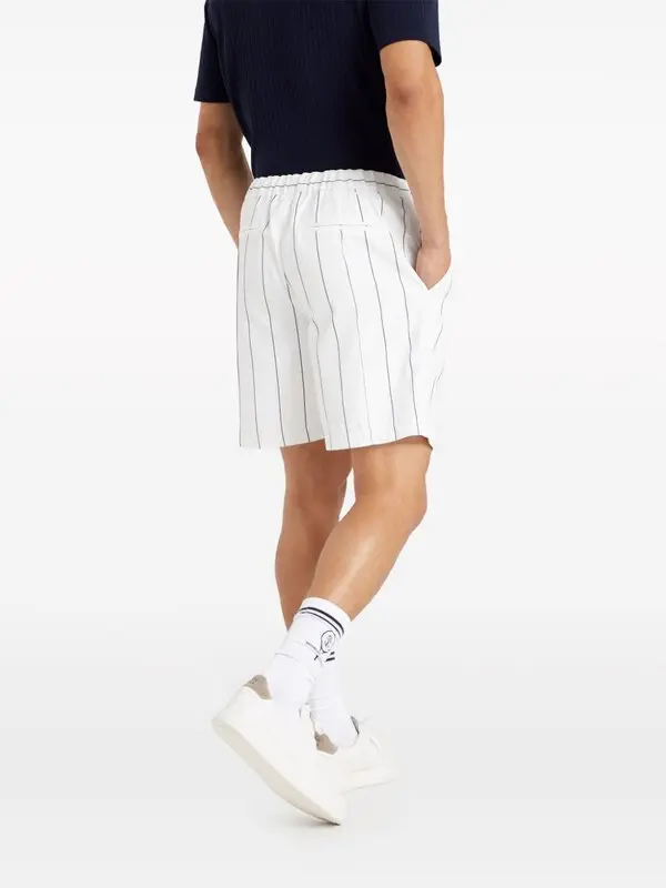 Brunello Cucinelli Logo-appliqué Striped Shorts