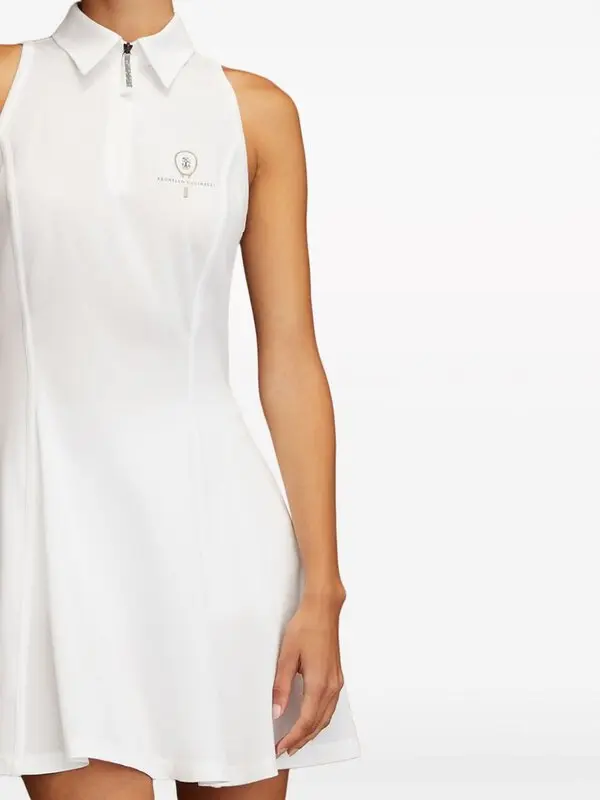 Brunello Cucinelli Logo-embroidered Dress