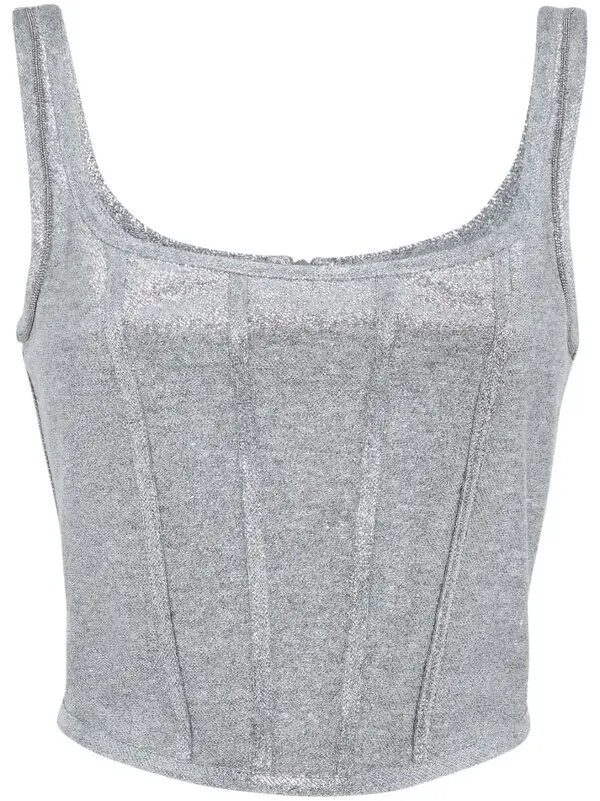 Brunello Cucinelli Sleeveless Corset Top