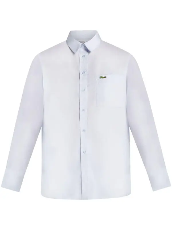 Lacoste Logo-appliqué Cotton Shirt