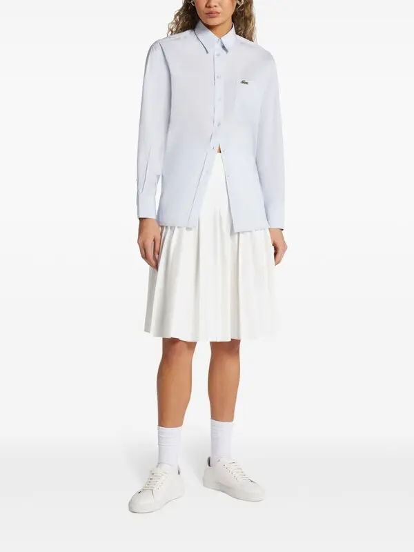 Lacoste Logo-appliqué Cotton Shirt