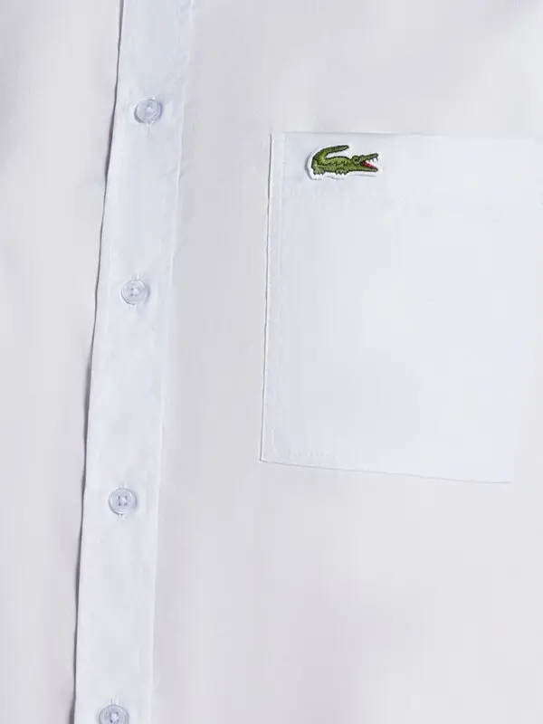 Lacoste Logo-appliqué Cotton Shirt