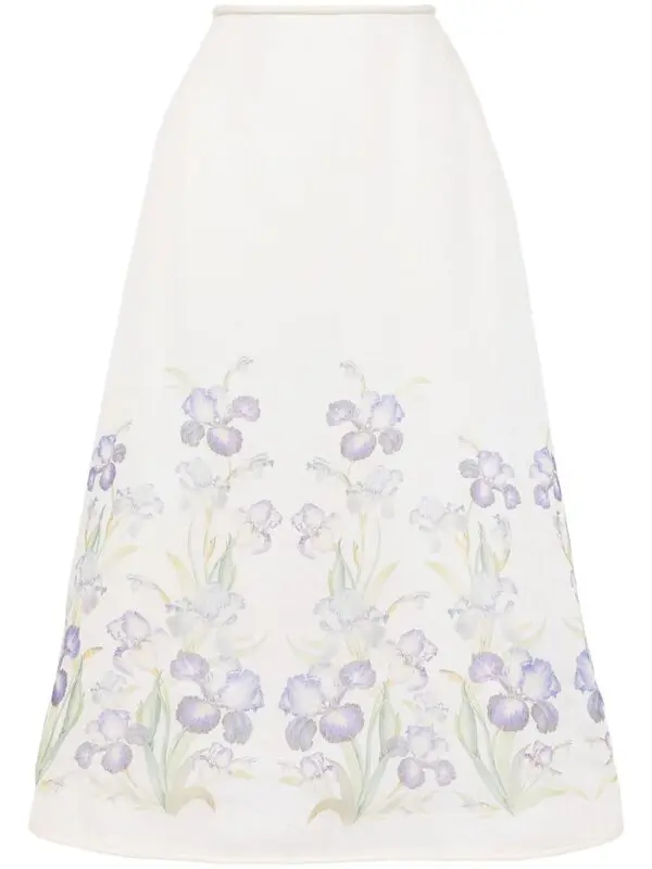 Zimmermann Natura A-line Skirt - Neutrals