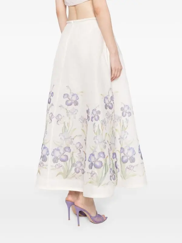 Zimmermann Natura A-line Skirt - Neutrals
