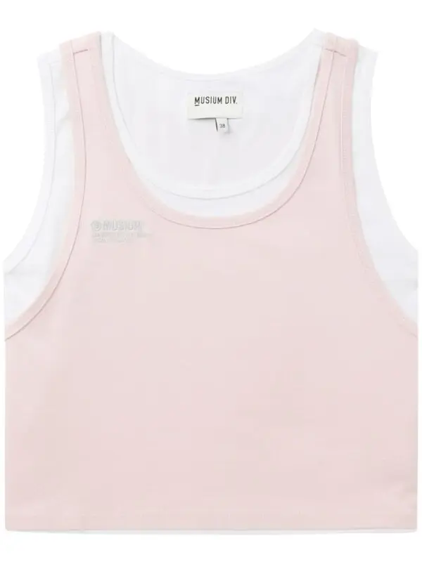 MUSIUM DIV. Layered Tank Top - Pink