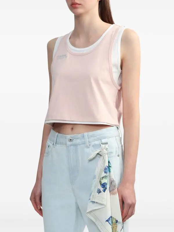 MUSIUM DIV. Layered Tank Top - Pink