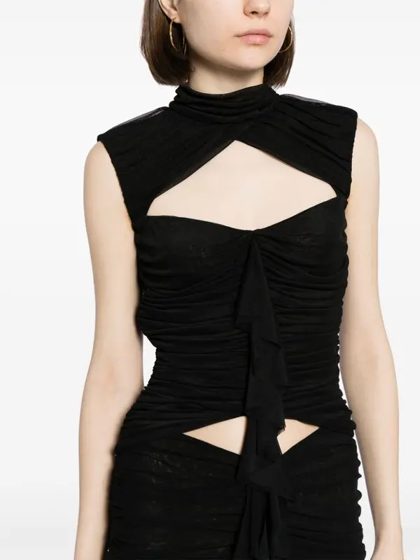 DE LA VALI Tiramisu Ruched Top