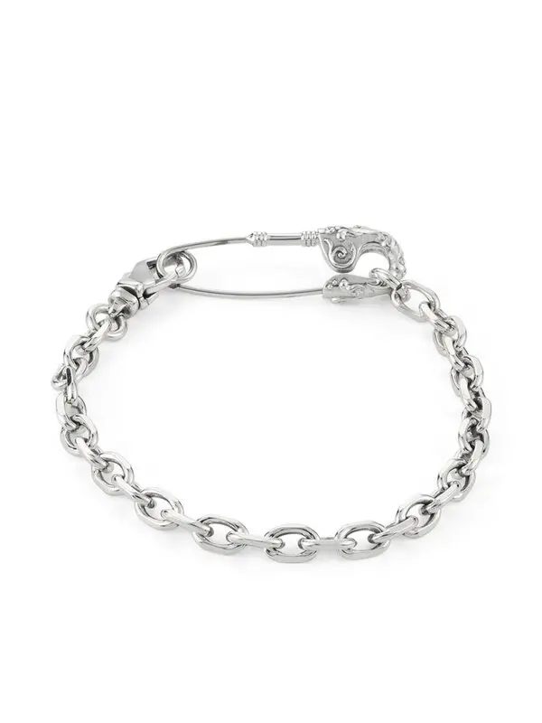 Emanuele Bicocchi Crest Pin Bracelet - Silver