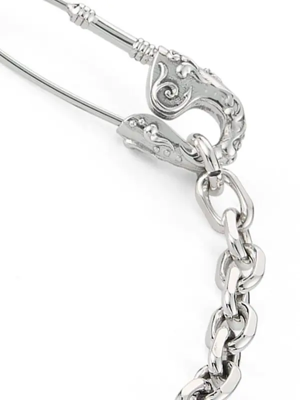 Emanuele Bicocchi Crest Pin Bracelet - Silver