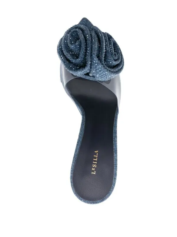 LE SILLA 110mm Denim Sandals