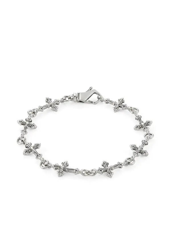 Emanuele Bicocchi Multi-cross Bracelet - Silver