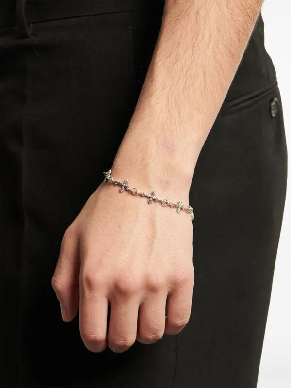 Emanuele Bicocchi Multi-cross Bracelet - Silver