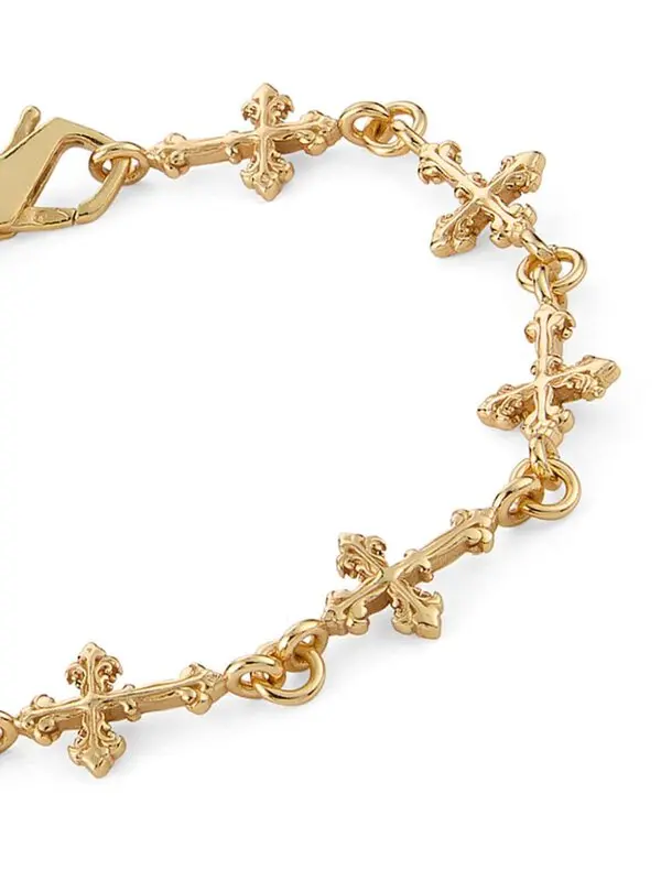 Emanuele Bicocchi Cross Sterling-silver Bracelet
