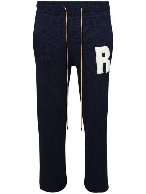 Rhude Letter-patch Drawstring Trousers