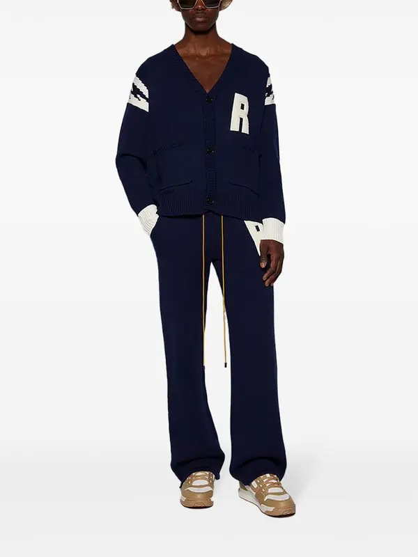 Rhude Letter-patch Drawstring Trousers