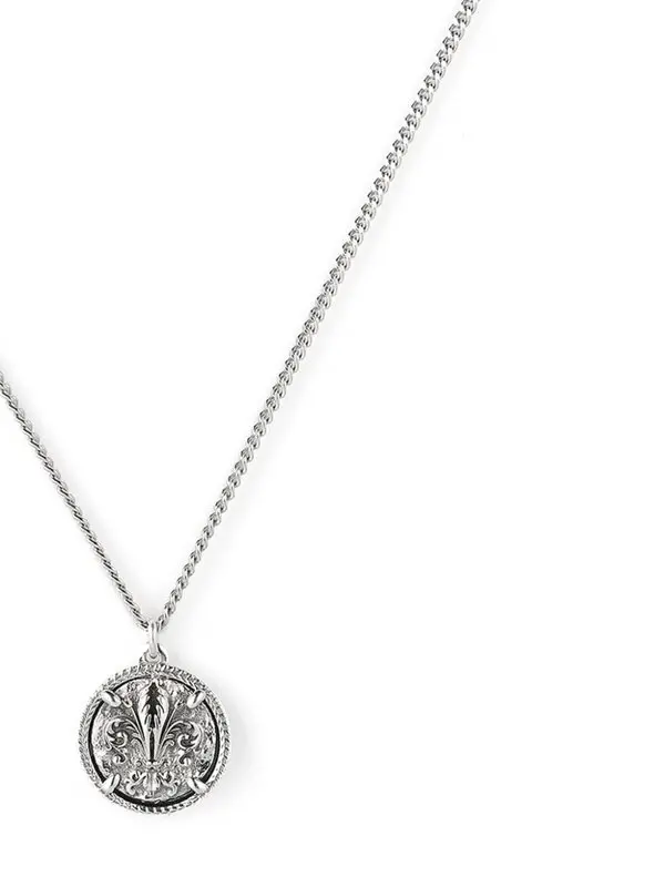 Emanuele Bicocchi Lily Tag Pendant Necklace