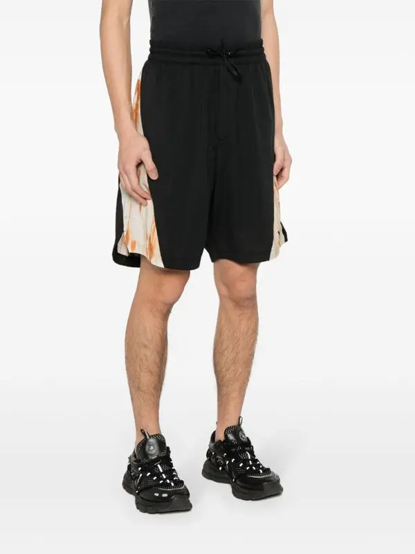Y3 Rust-dye Track Shorts
