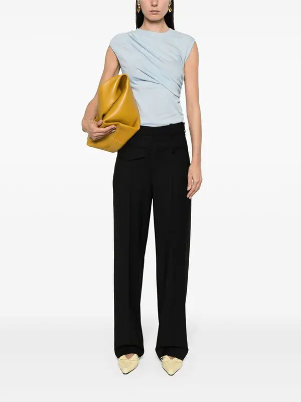 Victoria Beckham Twill Tapered Trousers