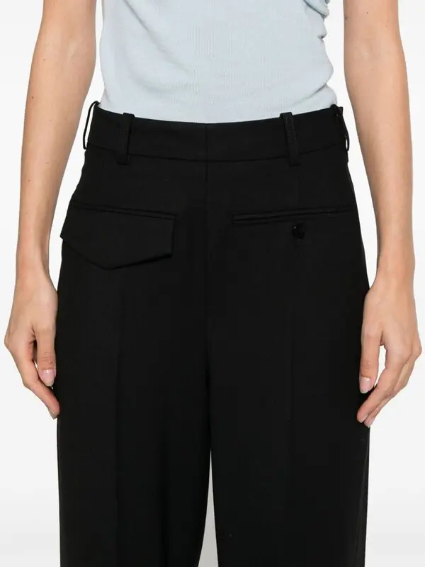 Victoria Beckham Twill Tapered Trousers