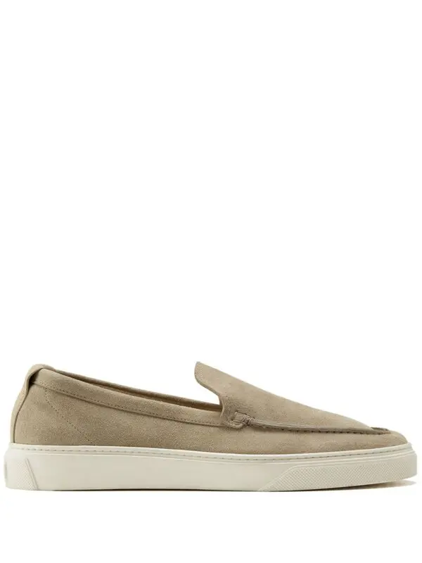 Woolrich Almond-toe Suede Loafers - Neutrals