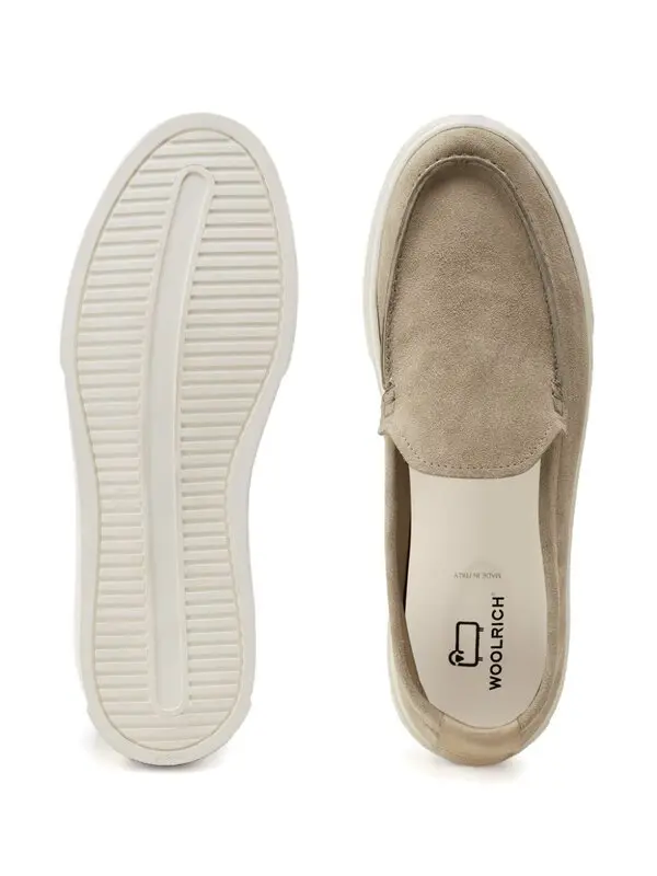 Woolrich Almond-toe Suede Loafers - Neutrals