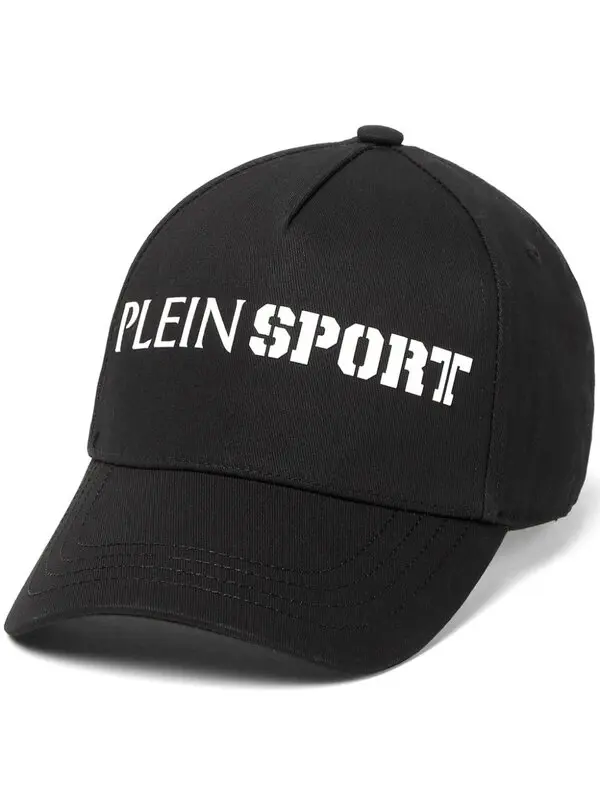 PLEIN SPORT Logo-print Baseball Cap - Black