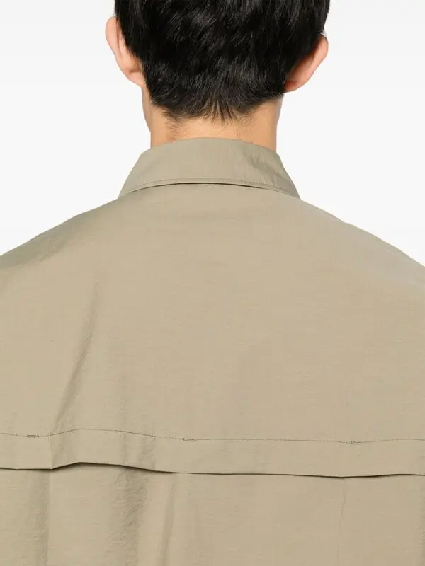 LEMAIRE Voile Shortsleeved Shirt - Green