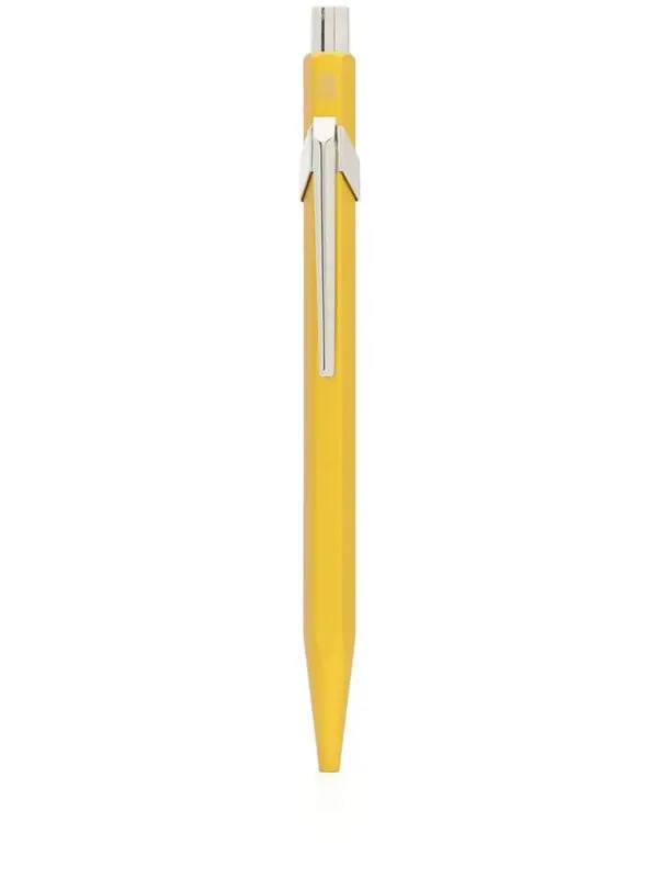 CARAN D'ACHE Logo-engraved Ballpoint Pen - Yellow