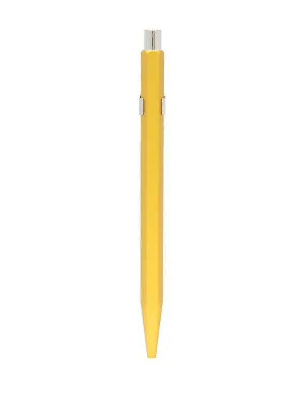 CARAN D'ACHE Logo-engraved Ballpoint Pen - Yellow