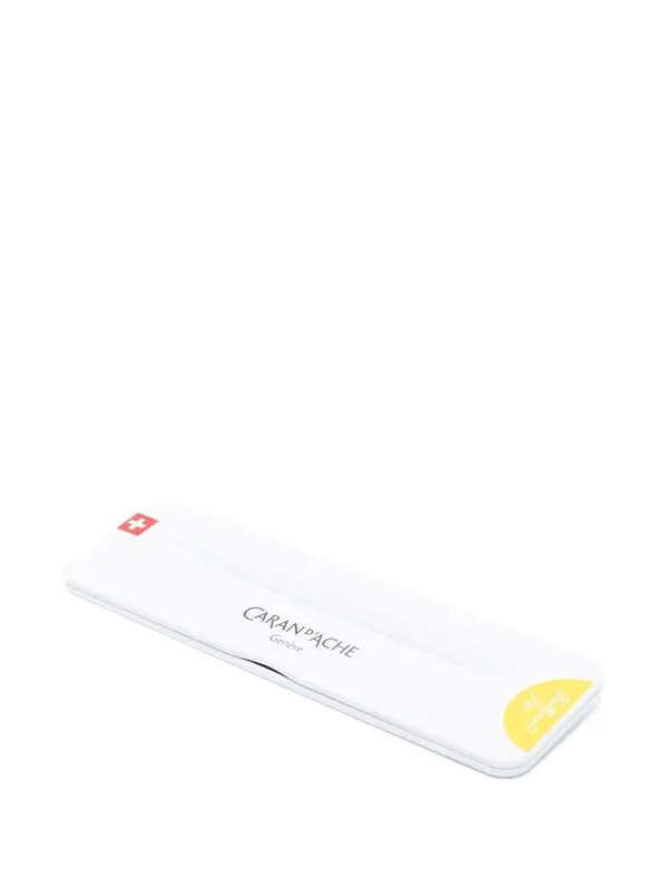 CARAN D'ACHE Logo-engraved Ballpoint Pen - Yellow