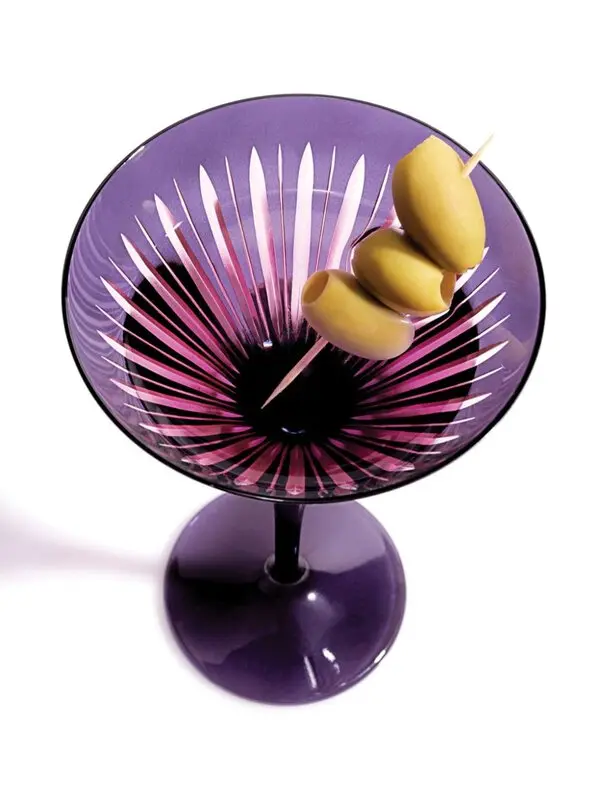 L'Objet Prism Martini Glasses - Purple